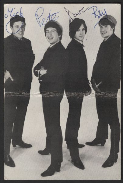 Lot Detail - The Kinks Signed Postcard Lot Detail - The Kinks Signed Postcard