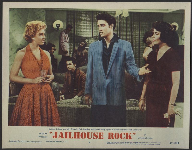 Lot Detail Elvis Presley Jailhouse Rock Original Lobby Card