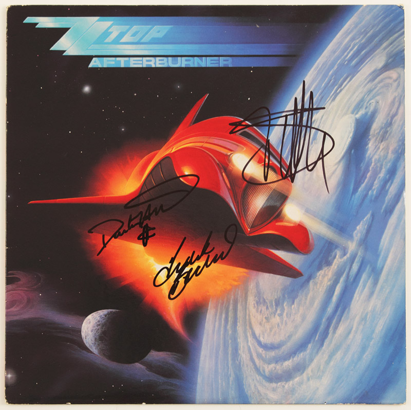 Lot Detail Zz Top Signed Afterburner Album