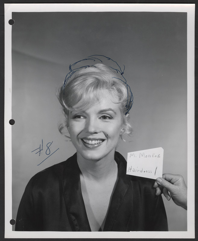 Lot Detail Marilyn Monroe Original Hair Test Photographs