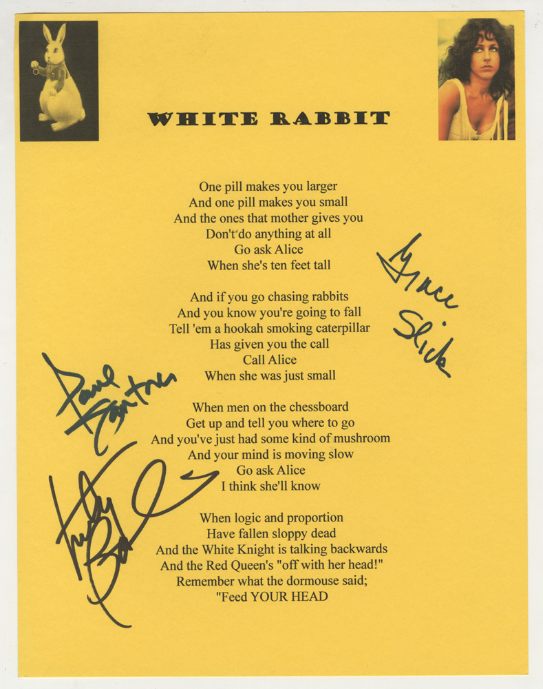 Lot Detail - Jefferson Airplane Signed Lot Detail - Jefferson Airplane Signed