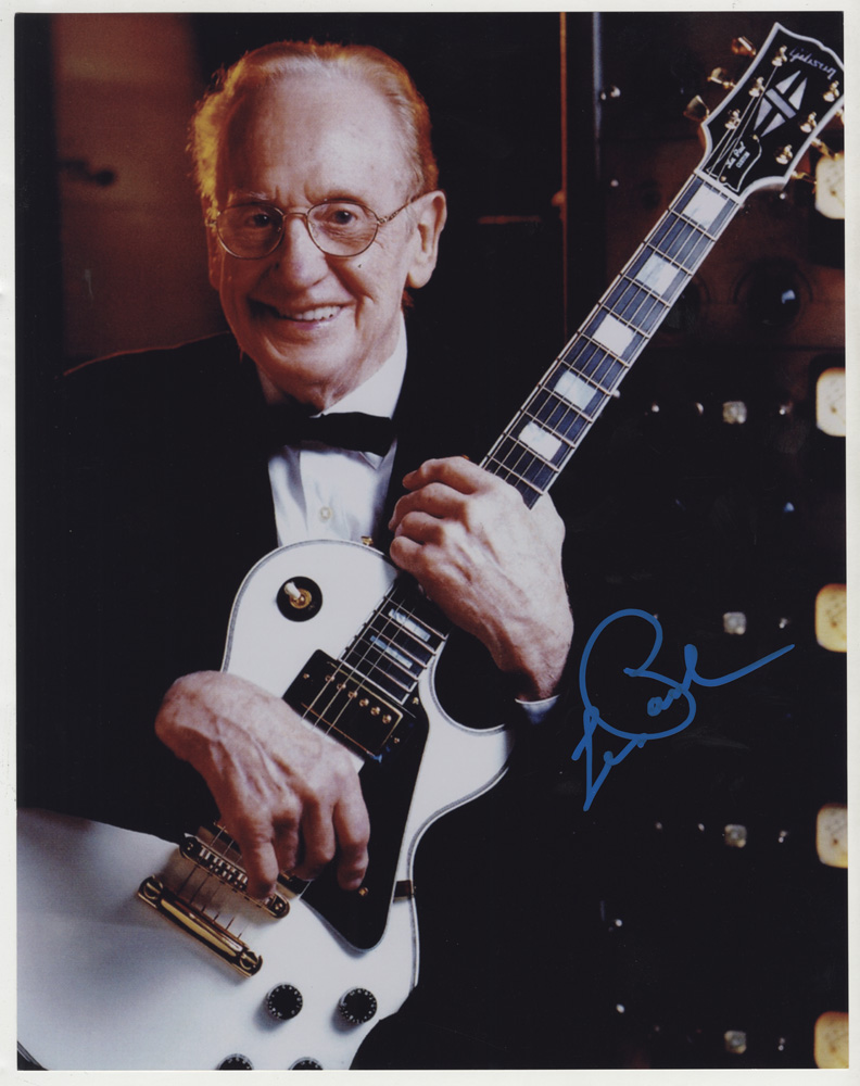 Lot Detail Les Paul Signed Photograph