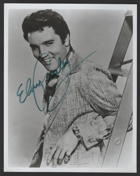 Lot Detail Elvis Presley Signed Original Publicity Photograph