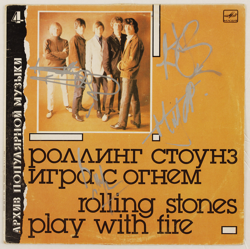 Lot Detail - Rolling Stones Signed Lot Detail - Rolling Stones Signed