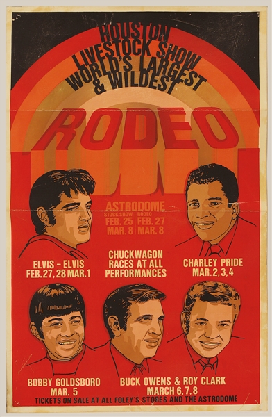 Lot Detail - Elvis Presley Original 1970 Houston Livestock Show & Rodeo ... Lot Detail - Elvis Presley Original 1970 Houston Livestock Show & Rodeo ...