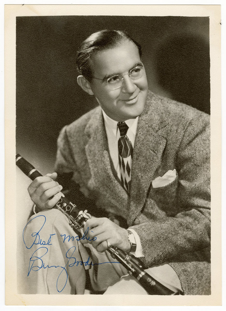 Lot Detail - Benny Goodman Signed Photograph JSA Authentication Lot Detail - Benny Goodman Signed Photograph JSA Authentication