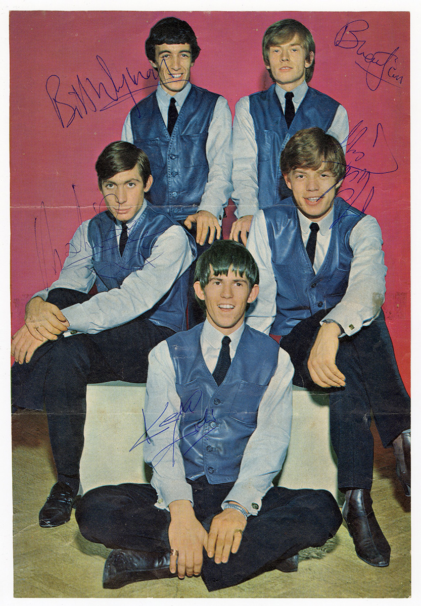 Lot Detail - Rolling Stones Signed Early Magazine Picture with Brian ... Lot Detail - Rolling Stones Signed Early Magazine Picture with Brian ...